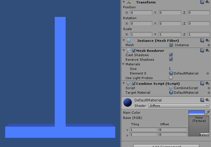 CombineMeshesの基本的な使い方 - Neareal