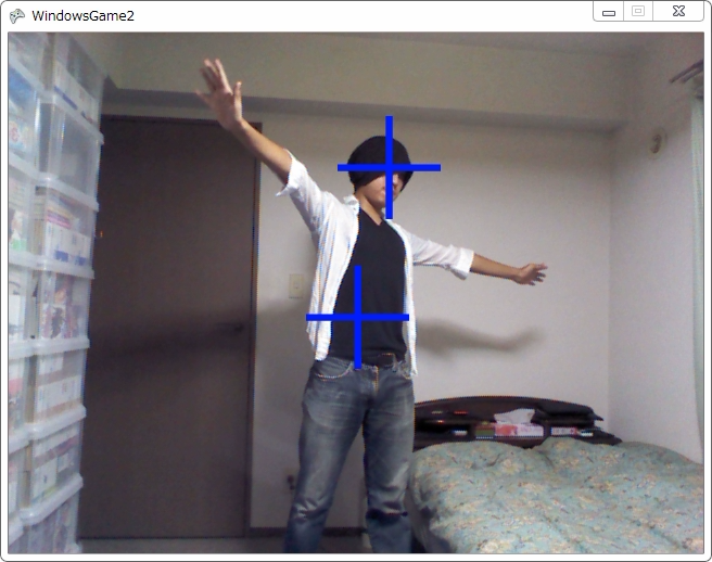 2．Kinectで骨格の座標を取得してXNAに表示する - Neareal