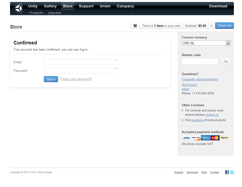 Unityのダウンロードと登録 - Neareal