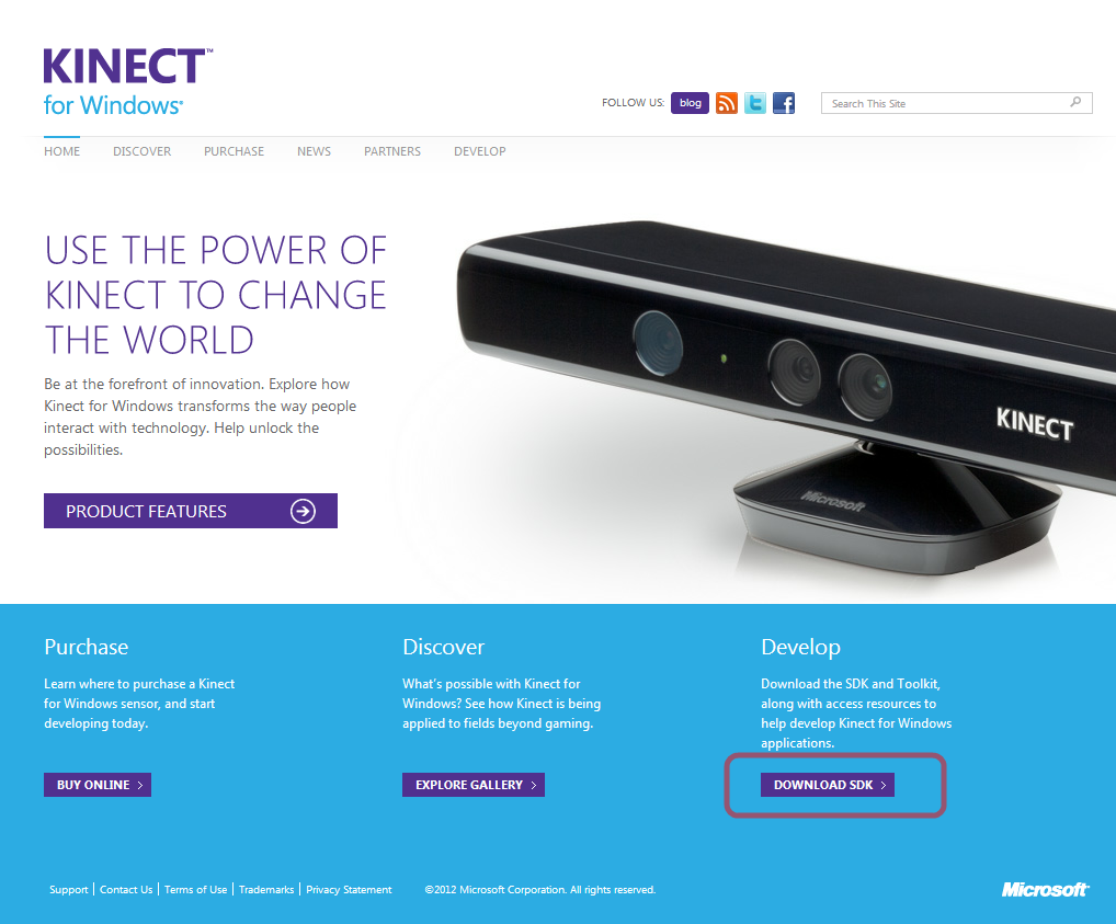 Kinect for Windows SDK 1.7のインストール - Neareal